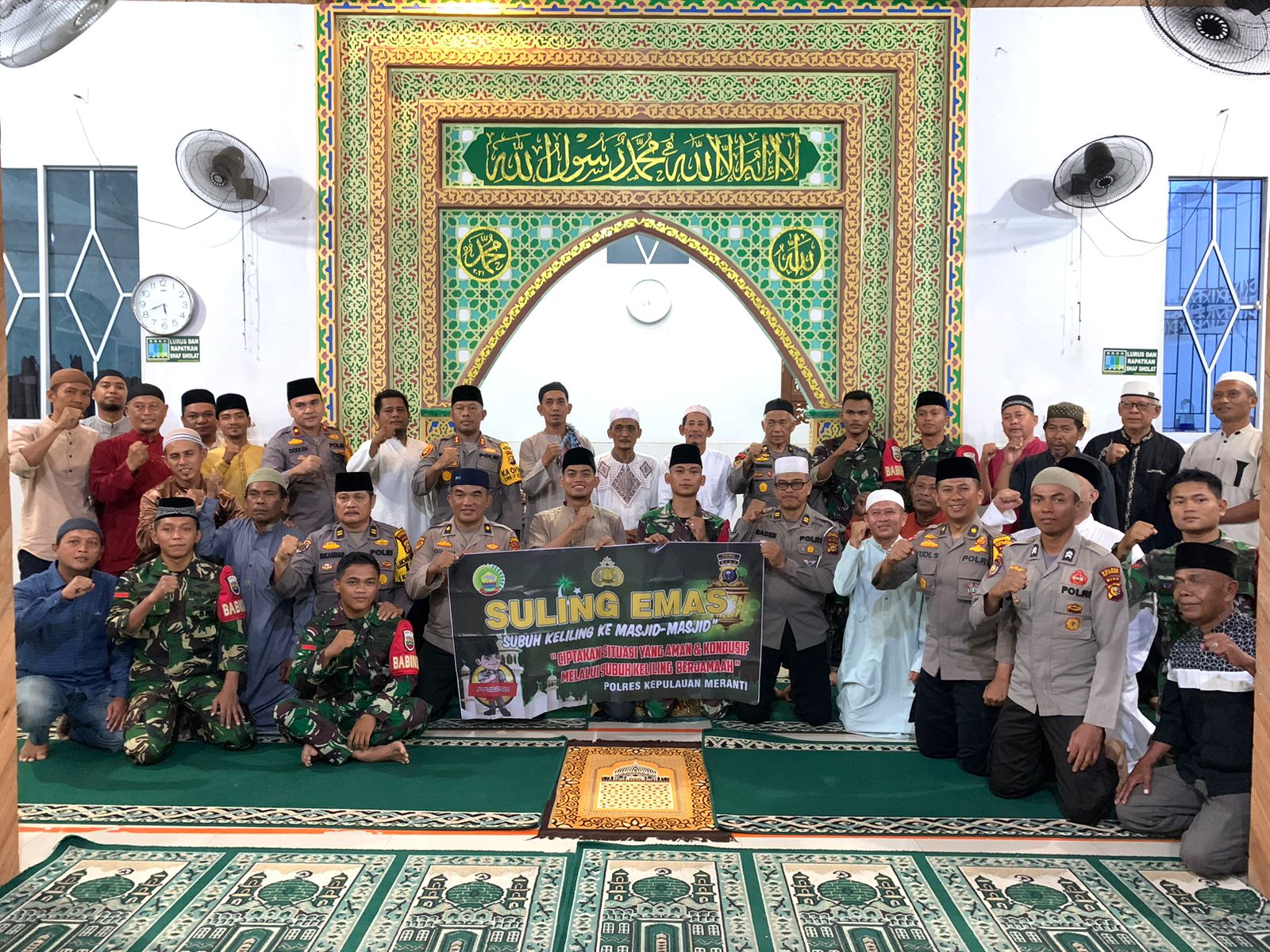 OpsTertib Ramdhan LK 2024 Sinergitas Subuh Keliling TNI POLRI - Riau Viral